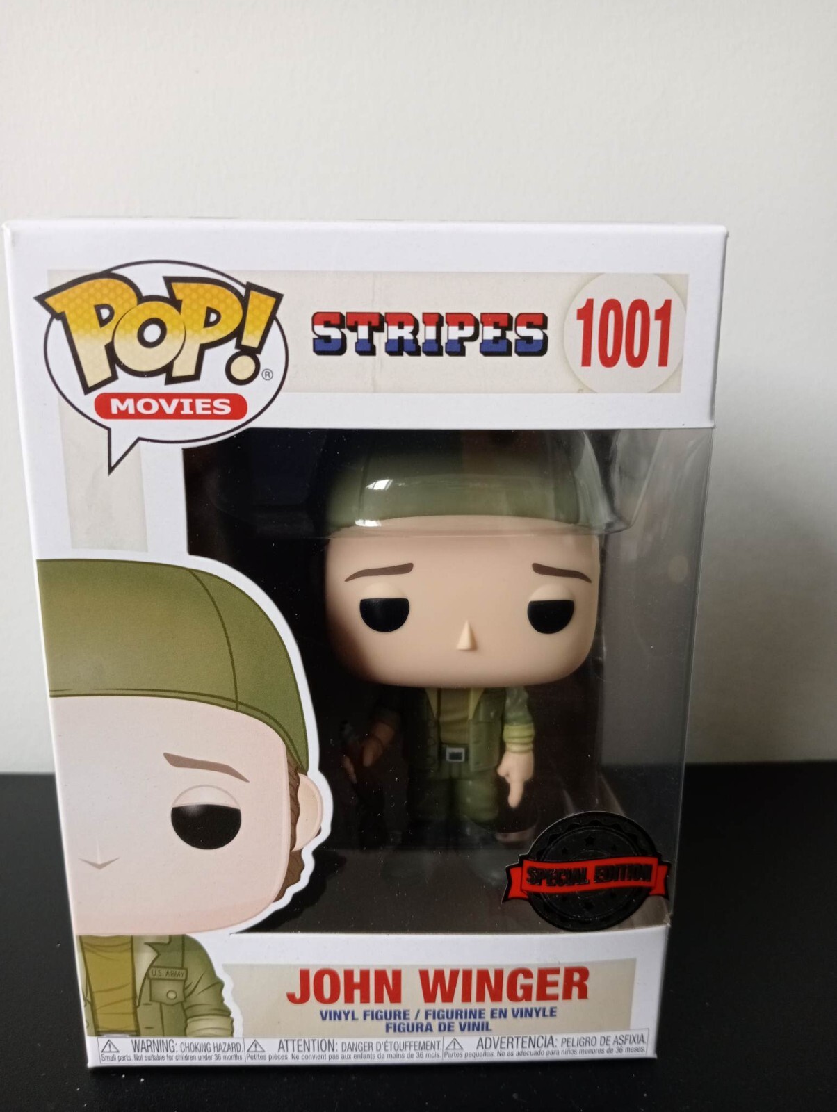 FUNKO POP! JOHN WINGER 1001 - STRIPES - special edition | eBay Australia