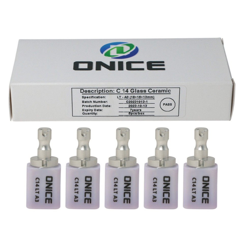 A1 A2 A3 C14 Dental Glass Ceramic Lithium Dislicate Blocks Cerec Emax ...