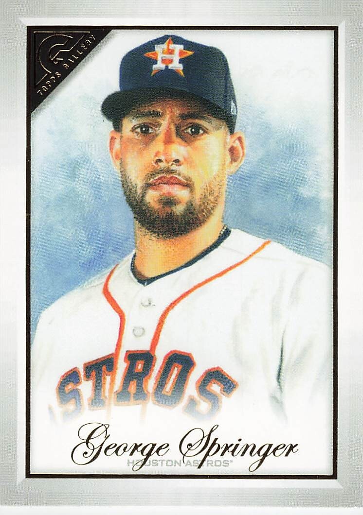 GEORGE SPRINGER 2019 TOPPS GALLERY BASEBALL #9 | eBay
