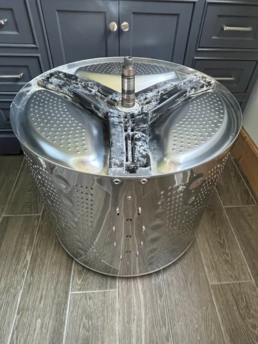 LG Kenmore Washer Spin Basket Drum AJQ73674410 & Spider Arm MHW62141201 ...