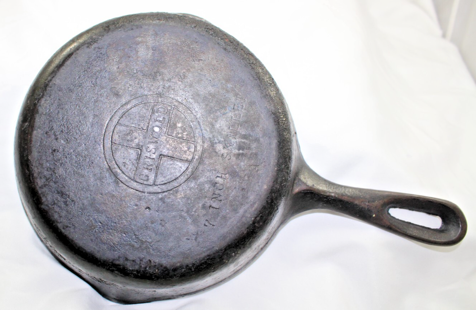 Vintage Griswold Cast Iron 7 Inch Skillet A/4 Well Seasoned | eBay