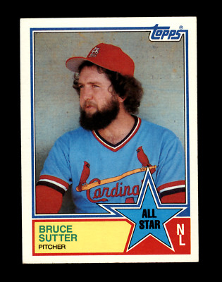 Bruce Sutter 1983 Topps #407 ALL-STAR St. Louis Cardinals - Nice ...