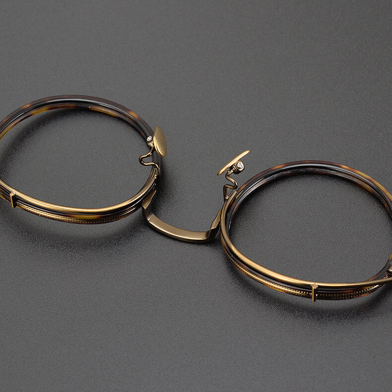 Japanese Round Eyeglass Frames Retro Hand Made Glasses Acetate+titanium ...