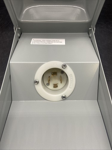 GE 30 Amp Temporary Rainproof Power Inlet - Type 3R Enclosure T030N ...