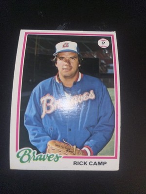 1978 Topps MLB #349 Rick Camp Atlanta Braves | eBay