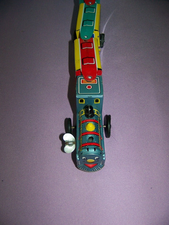 Old Tin Marx Disneyland Wind Up Train - Walt Disney Characters Mickey ...