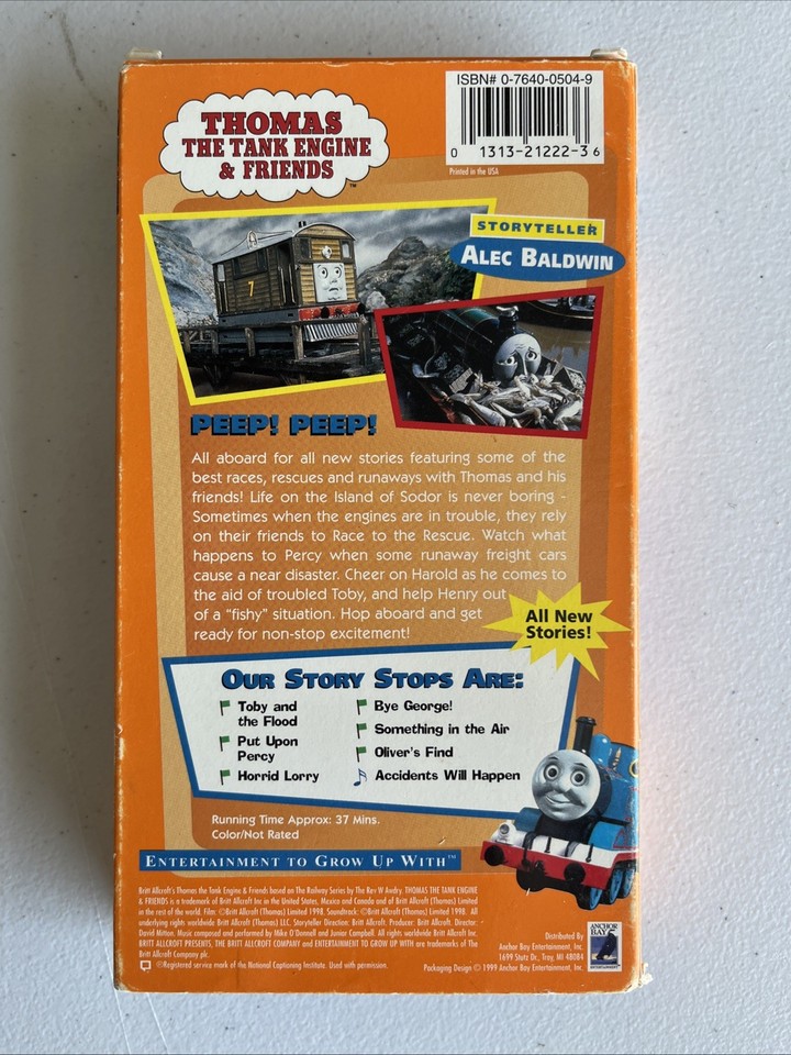 Thomas The Tank Engine & Friends Races Rescues & Runaways VHS Video ...