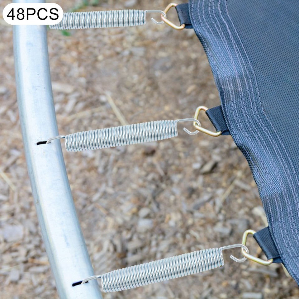 48PCS Trampoline Springs with Spring Tool Trampoline Springs ...