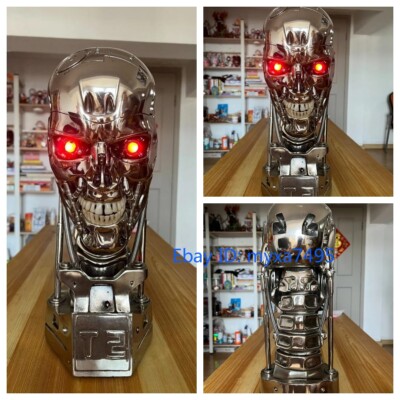 Endoskeleton Skull Bust T2 T800 1:1 Terminator Arnold Statue Resin ...
