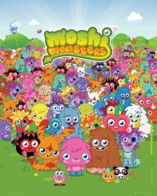 Mini Poster Moshi Monsters Group | eBay Australia