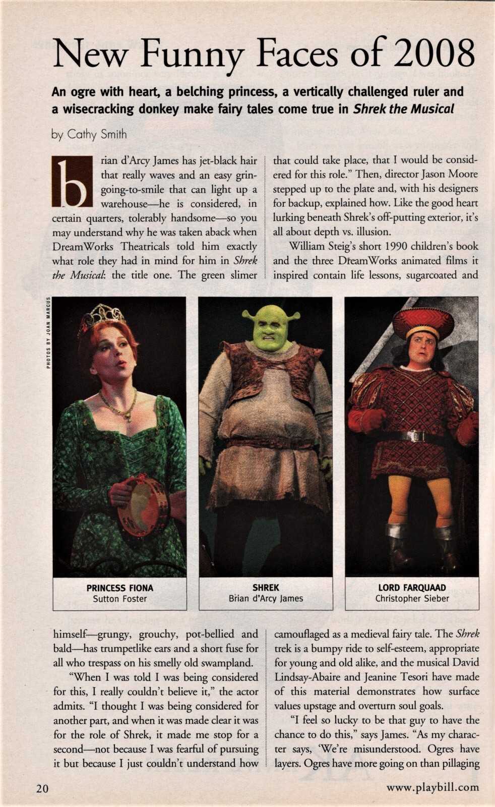 Shrek The Musical Fiona Sutton Foster