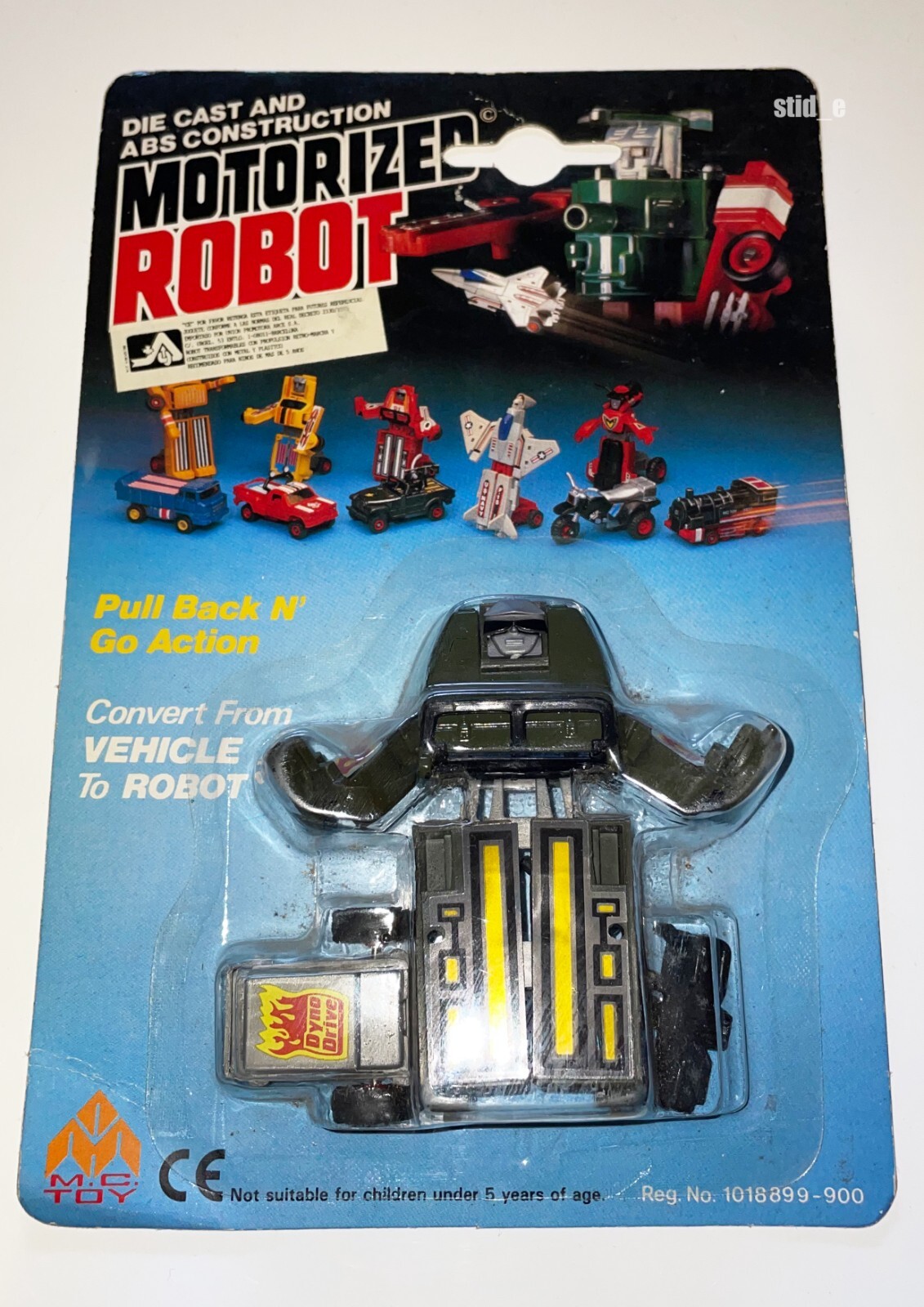 MOTORIZED ROBOT | MILITARY VEHICLE | MC TOY '80 | DynaBot MotoBot ...