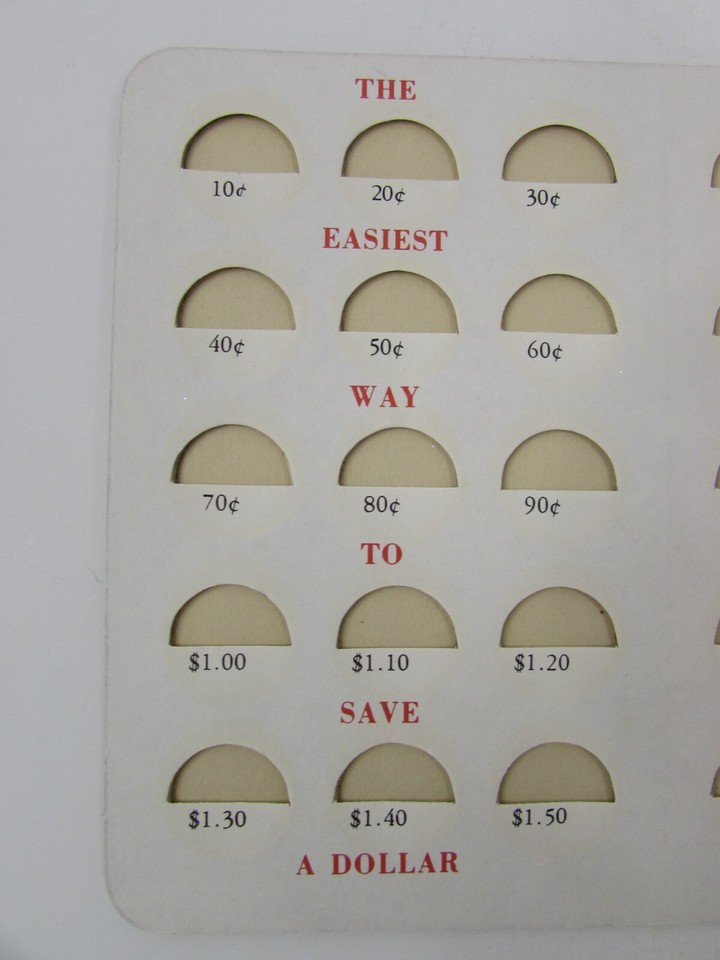 Vintage Dime Saver Card | eBay