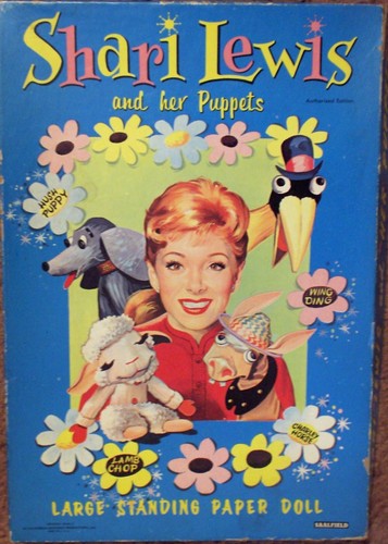 VINTAGE UNCUT 1960 SHARI LEWIS PAPER DOLLS~#1 TOP REPRODUCTION~CHOICE ...