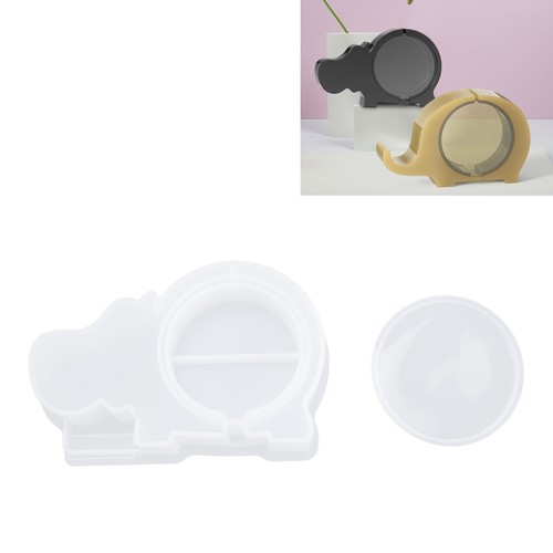 Piggy Bank Mold Silicone Animal Shape Epoxy Resin Drop Glue DIY Decor ⊹ ...