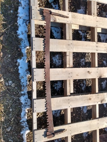 Vintage Simonds Tooth Crosscut Timber Logging Hand Saw Cutting | eBay