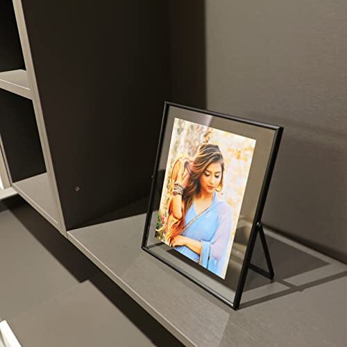 AhaGo Floating Picture Frame 2 SetBlack 8"x10" For Multiple Photo Sizes ...