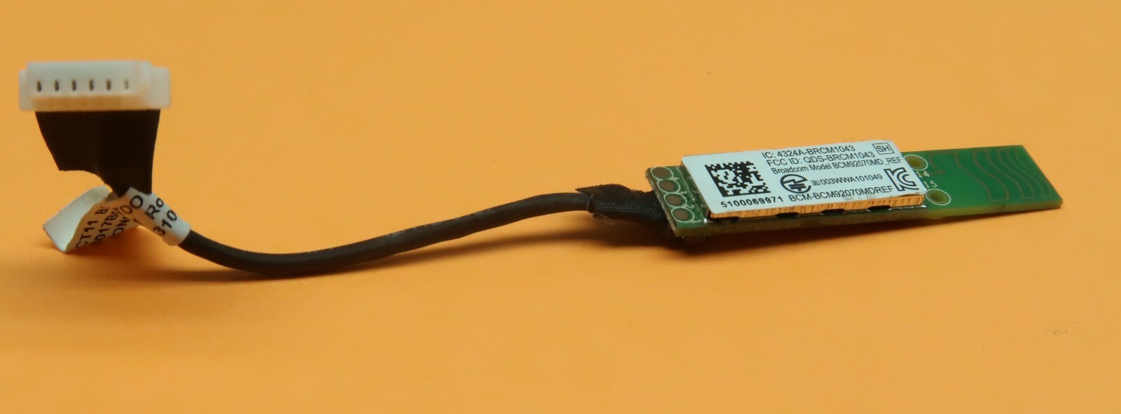 Bluetooth Boardcom Model BCM92070MDREF QDS-BRCM1043 w/cable IC:4324A ...