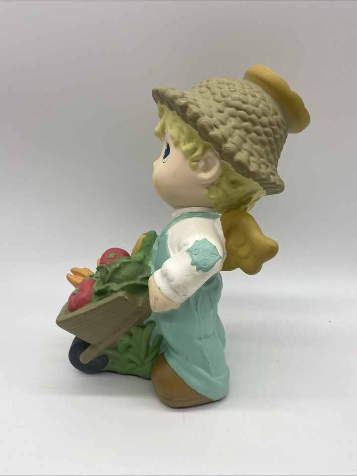 Precious Moments 2004 Sam Butcher 10” Figurine Angel Boy With ...