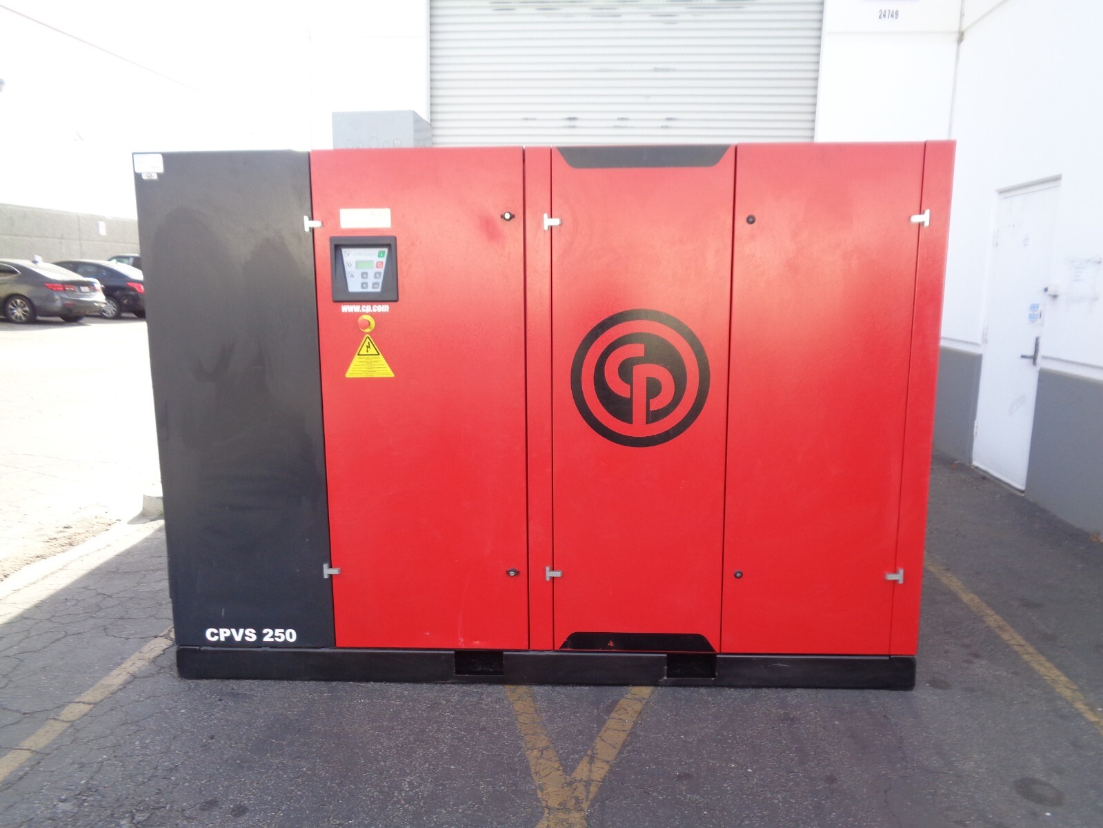 Chicago Pneumatic CPVS 250 hp rotary screw air compressor Atlas Copco ...
