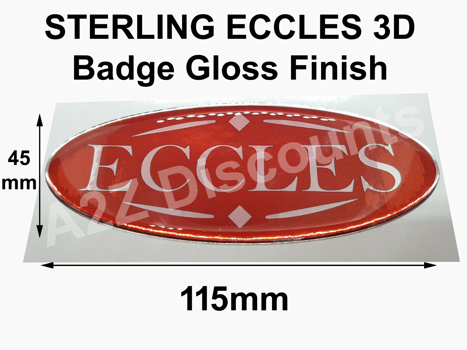 Sterling Eccles Caravan Badge RESIN DOMED Decal x 1 | eBay UK