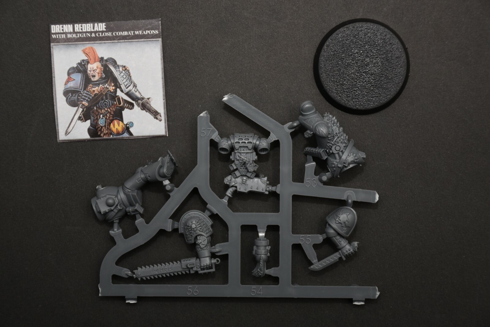 Warhammer 40k Drenn Redblade - Space Wolves Deathwatch | eBay