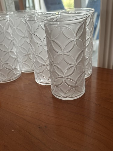 6 Very Rare Indiana Glass Highballs Barware. IG Backstamp IncisedSee ...