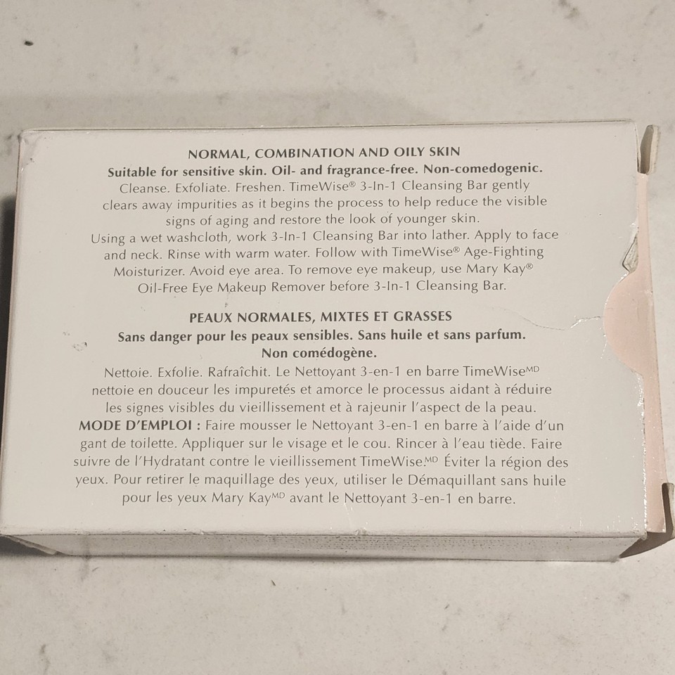 Mary Kay Timewise 3 in 1 Cleansing Bar NIB | eBay