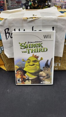 SHREK THE THIRD NINTENDO WII VIDEO GAME IN CASE NO MANUAL | eBay