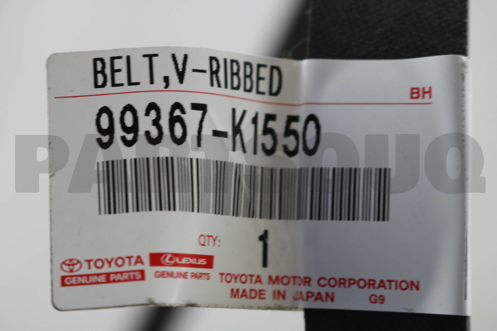 99367K1550 Genuine Toyota BELT V-RIBBED 99367-K1550 | eBay