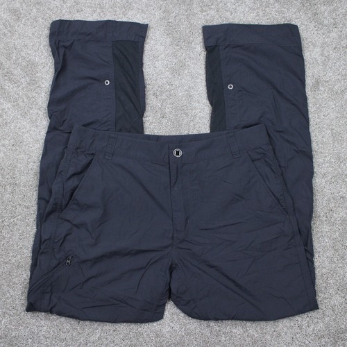 ExOfficio Insect Shield Pants Mens 32 Gray Nylon Vented Stretch w/ 30 ...