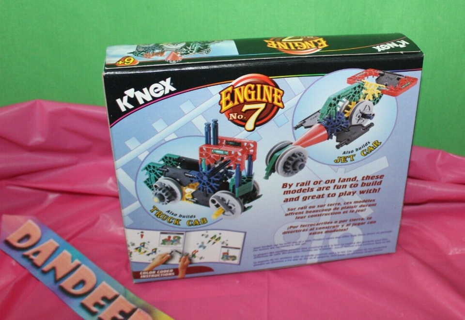 K'Nex Models That Move 1998 Engine No 7 Interactive Building Toy Sealed ...