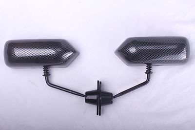 Mirrors Side Cycle Wing Kit Rear Car Racing F1 Turbo Race Carbon Fibre ...