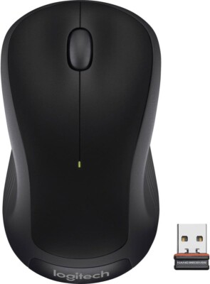 Logitech M310 Wireless Ambidextrous Optical Mouse with USB Receiver PC ...