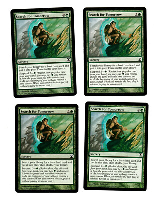 4x Search for Tomorrow EX Time Spiral Mtg Magic EDH 4x x4 | eBay
