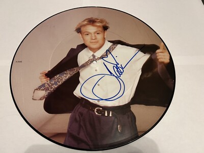 Jason Donovan AUTOGRAPHED Another Night Picture disc LP-see photo ...