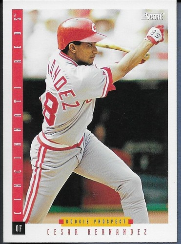 1993 Score Baseball Card #302 Cesar Hernandez | eBay