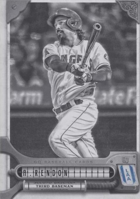 2022 Topps Gypsy Queen - Anthony Rendon #209 Black & White /50 for sale ...