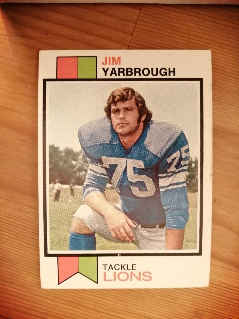 JIM YARBROUGH 1973 Topps Football #423 FREE SHIPPING B12R2S7 | eBay