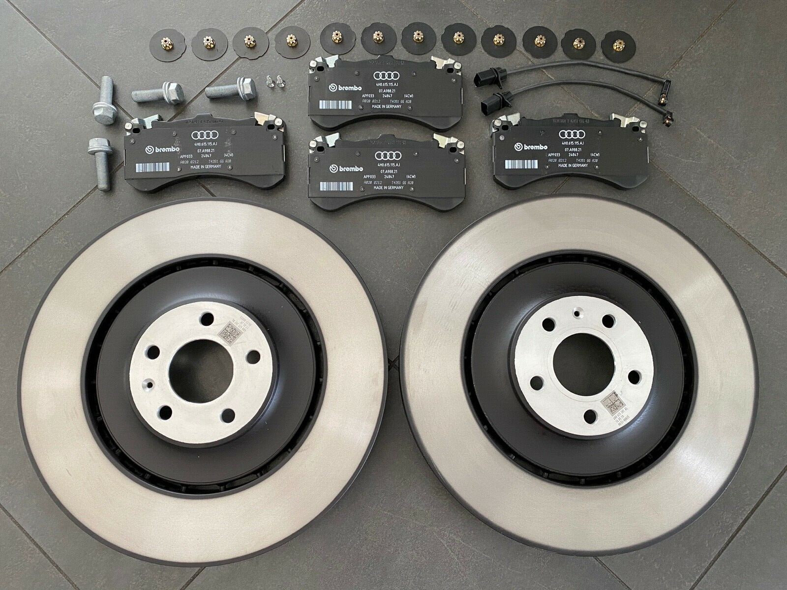 4G0698151AB Audi S6 S7 4G Bremsensatz 4H0615301AL Bremse 400x38mm ...