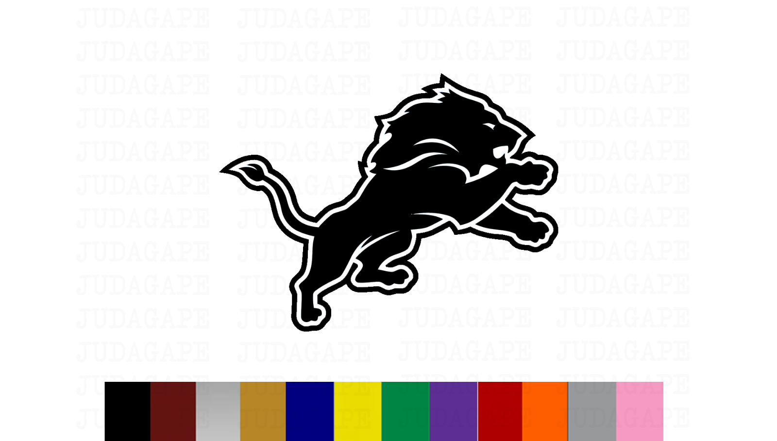 Detroit Lions NFL Football Logo Vinyl Decal Sticker for Car, Window ...