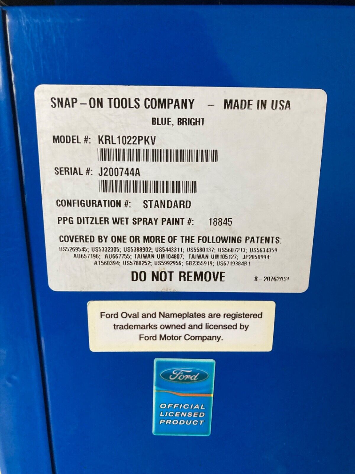Snap On Ford Tool Box Limited Edition | eBay