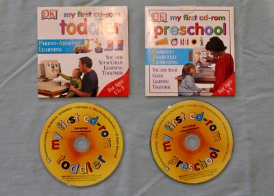 2 DK MY FIRST CD-ROMs LOT PC/Windows Toddler & Preschool | eBay