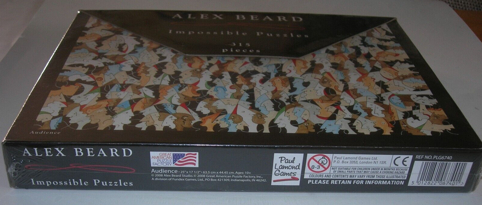 Alex Beard Impossible Puzzles Jigsaw Puzzle Audience 315 Pieces Paul ...