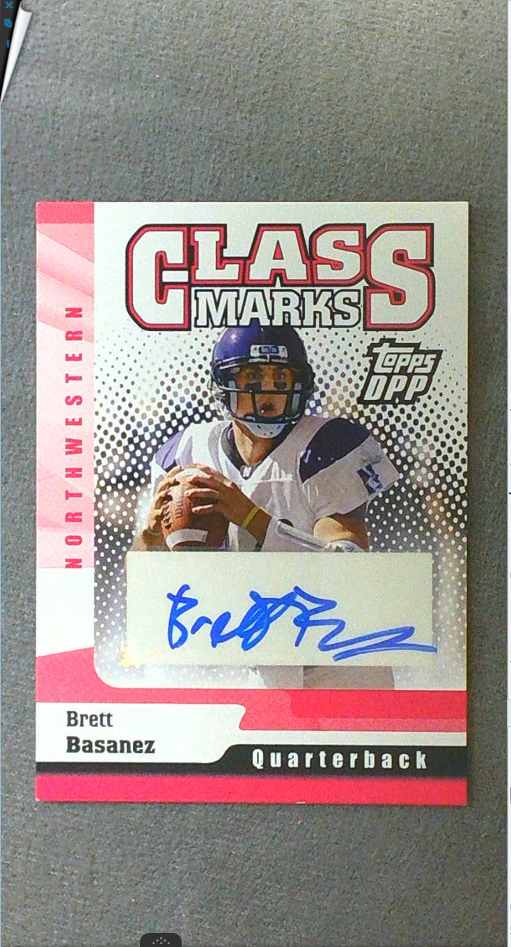 2006 Topps Draft Picks Prospects Class Marks Auto #CM-BB Brett Basanez ...