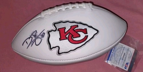 DWAYNE BOWE CHIEFS AUTOGRAPH FOOTBALL PSA CERTIFICATE | eBay