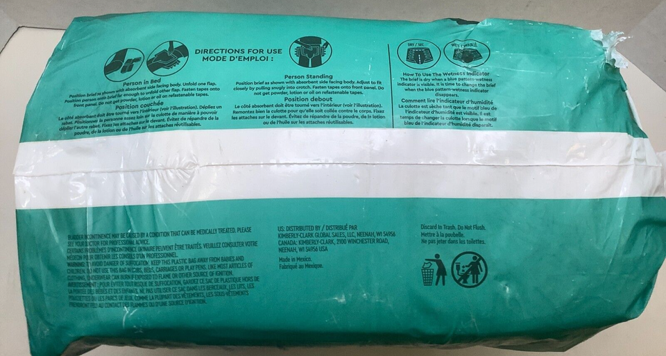 Depend Fresh Protection With Tabs, Incontinence Briefs, Unisex, S-M ...