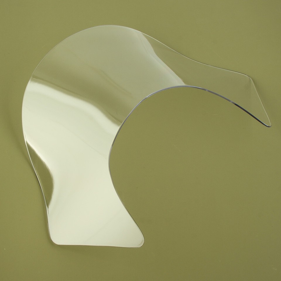 Clear Laminar Lip Windshield Windscreen Shield For Harley Dyna ...