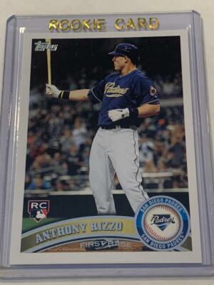 Anthony Rizzo 2011 Topps Updated Series Rookie Card #US55 | eBay
