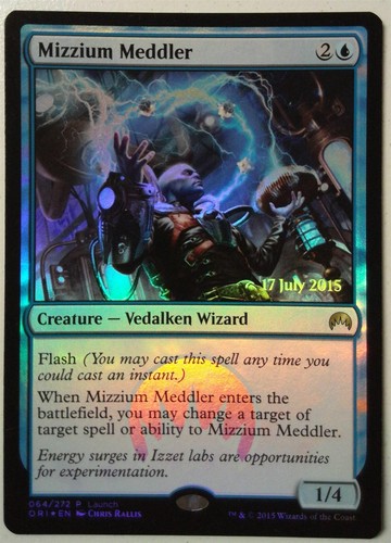 Mizzium Meddler *Launch Promo FOIL* Magic MtG x1 SP | eBay
